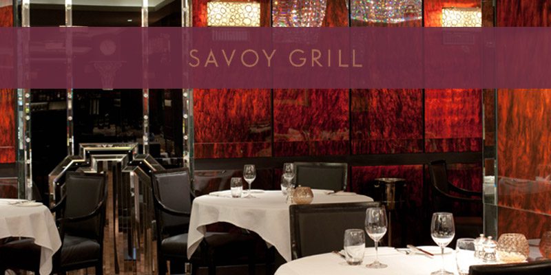 Dinner at Savoy Grill and Kathleen’s Birthday Celebration